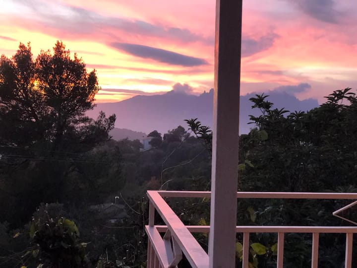 Villa 7 Pers. Avec Vue Imprenable Sur Montserrat - Mura