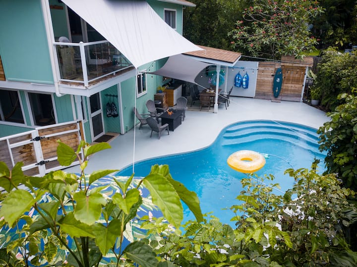 Tranquil Hawaiian Pineapple Poolhouse With A/c - Kailua-Kona, HI