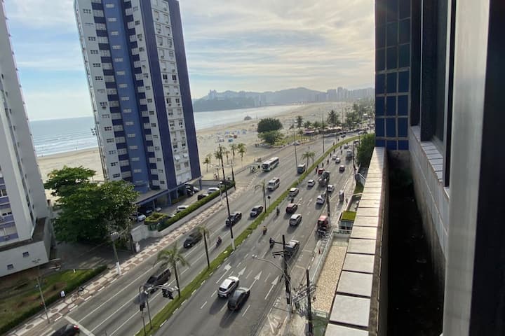 Apartamento De Frente Para O Mar No José Menino - Santos State