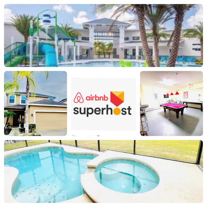 Veranda Palms 6br/4.5bth/pool/wifi/gym/parksnearby - Kissimmee, FL