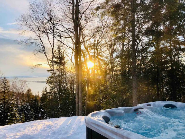 Nordik Emma 157: Spa Sous Les ÉToiles & Vue Neige - Charlevoix