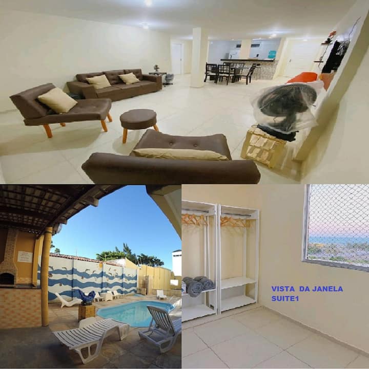 Ap Vista Encantadora 2quartos - Até 9 Pessoas - Fortaleza