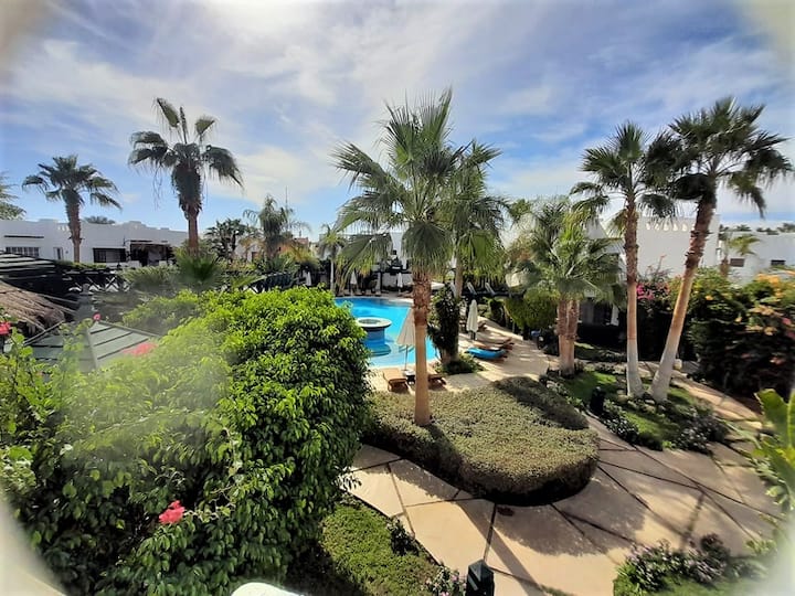 Three Bedrooms Poolview Delta - Charm el-Cheikh