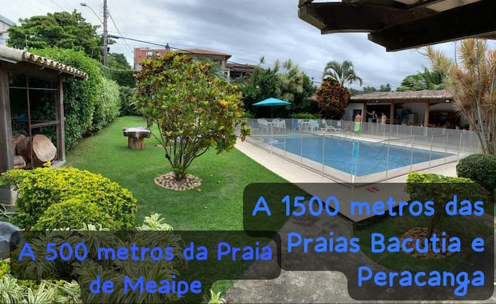 Ampla Casa Em Meaípe Com Piscina - Guarapari