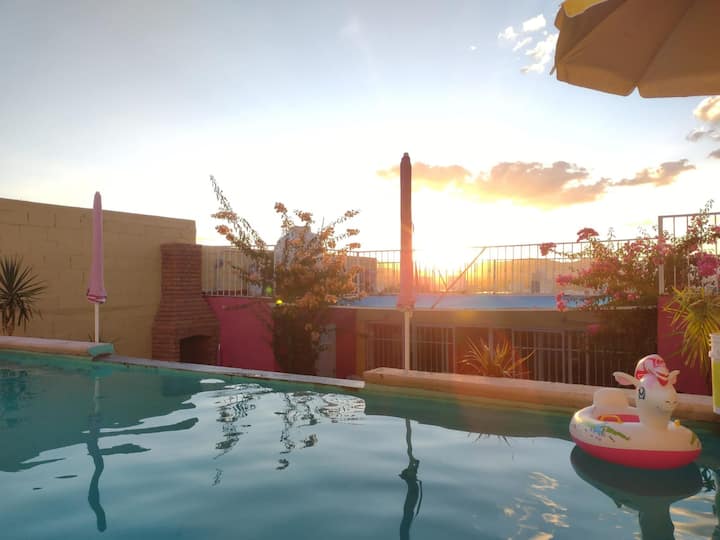 Alberca Para Fiestas Con Hospedaje En Rosa Mexa - Chihuahua