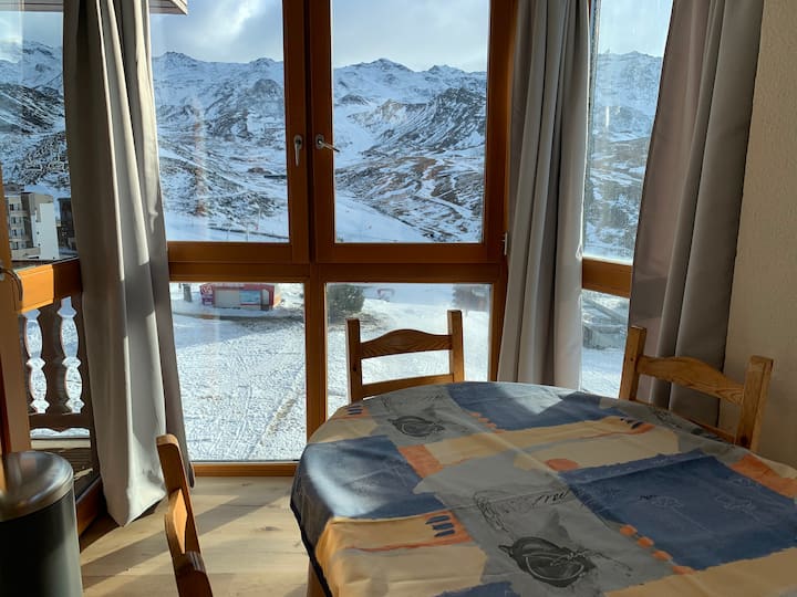Eskival, Vue Dégagée Appartement Plein Sud/balcon - Val Thorens