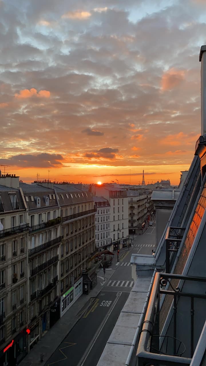 L'appartement Vue Tour Eiffel. - Paris