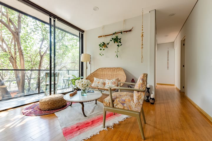 L’olive Sweet Balcony 6 Px. 5 Min To Wtc. - Mexico City