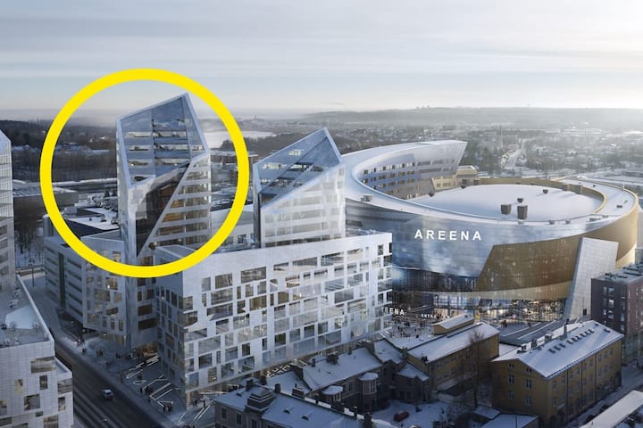 Upouusi Yksiö /
Brand New Flat In Central Tampere - Tampere