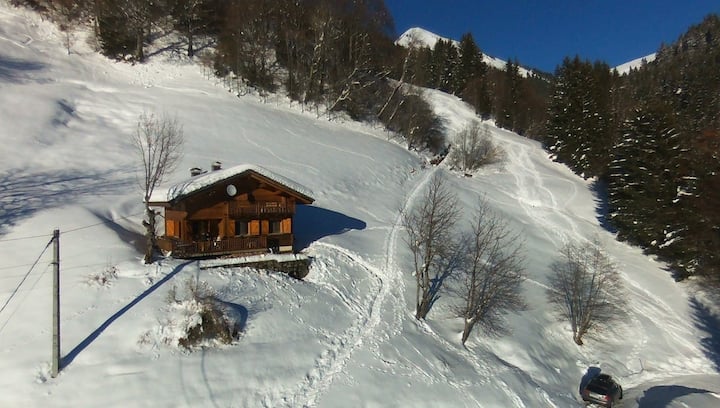 Chalet Le Beauregard Avec Vue Sur Les Aravis - La Giettaz