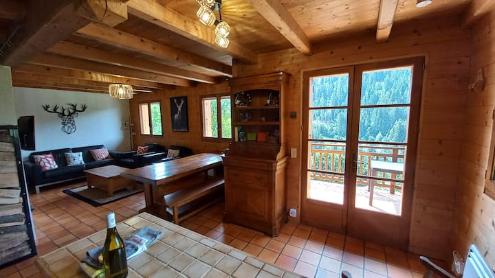Chalet Le Beauregard Avec Vue Sur Les Aravis - La Giettaz