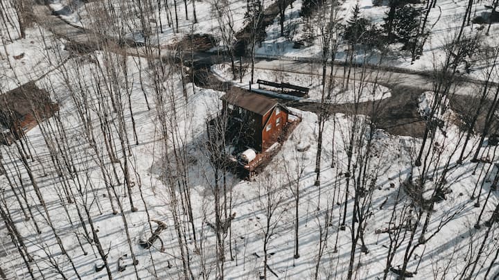 Colonels Cabin | Sauna, Fireplace, Mountain Views - Hunter Mountain, NY