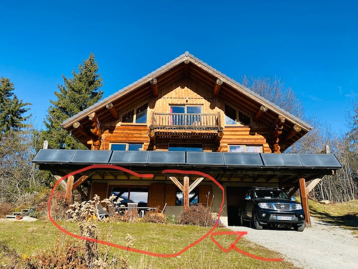 Appt Rdc Chalet, Vue Imprenable , Dép Ski Et Rando - La Grave