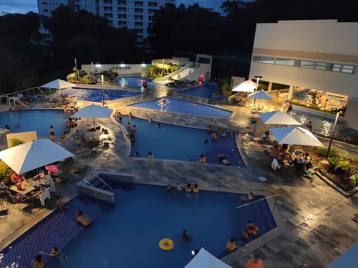 Park Veredas Apto 731 Acesso Rio E Pisc Quente-1/4 - Brazil