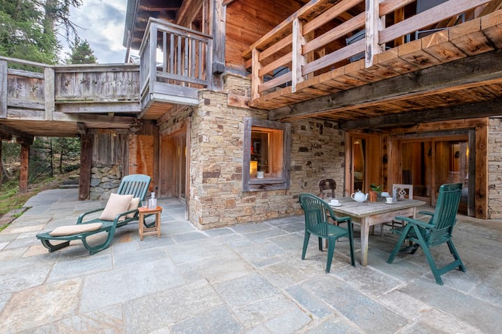 Chalet Ananda: Sauna & Baignoire Balnéo & Terrasse - シャモニー