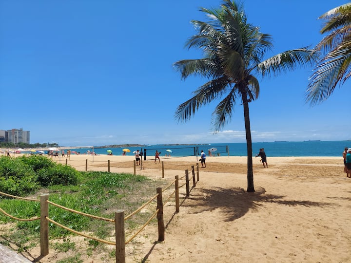 Apartamento Completo Na Quadra Da Praia Da Costa - Vila Velha