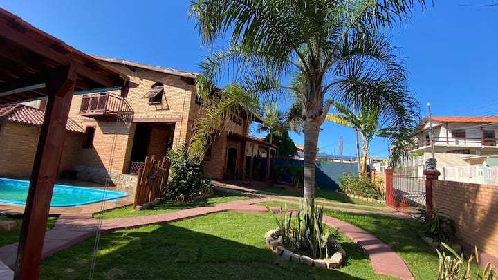 Casa Charmosa Na Praia Com Piscina - Florianópolis