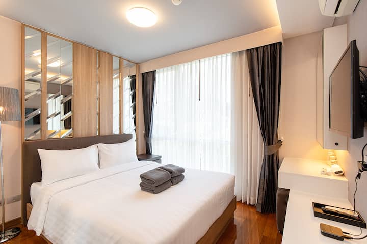 Lovely 2br Next To St Food&night Life:4-5pax - Bangkok