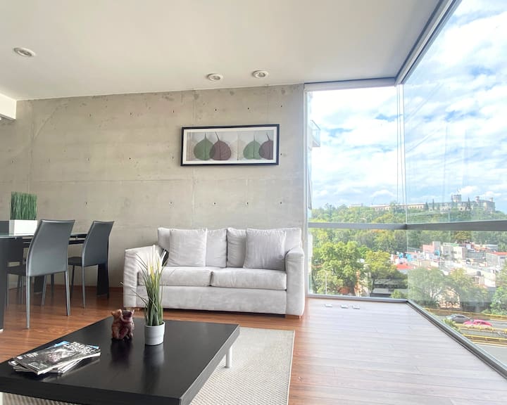 Condo In La Condesa With Chapultepec Castle View - Mexiko-Stadt