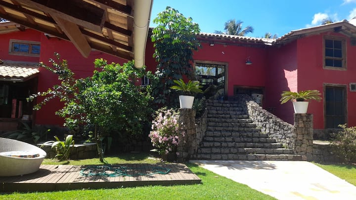 Sítio Na Praia Rústico E Aconchegante. - Ilhabela