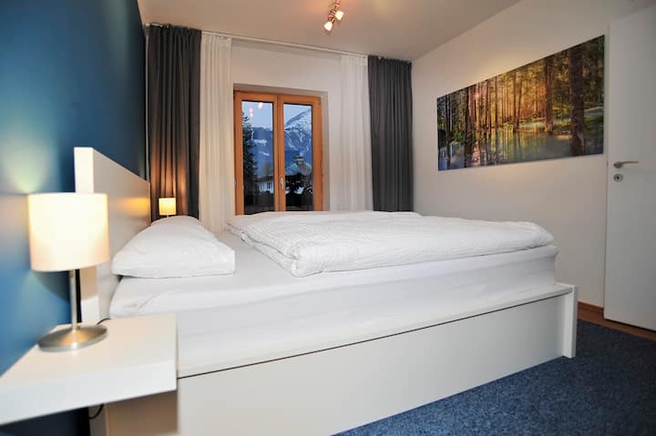 Ideal Gelegene Stilvolle Wohnung Mit Bergblick - Farchant