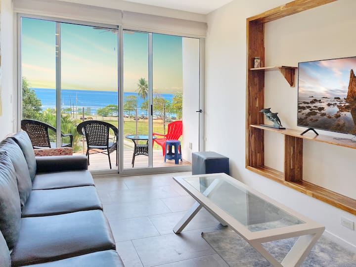 Beach Front Condo -3 Bedrooms, Fully Equipped - Jaco
