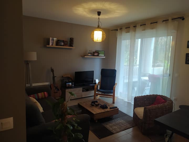 Appartement Calme Vue Forêt - Ascain