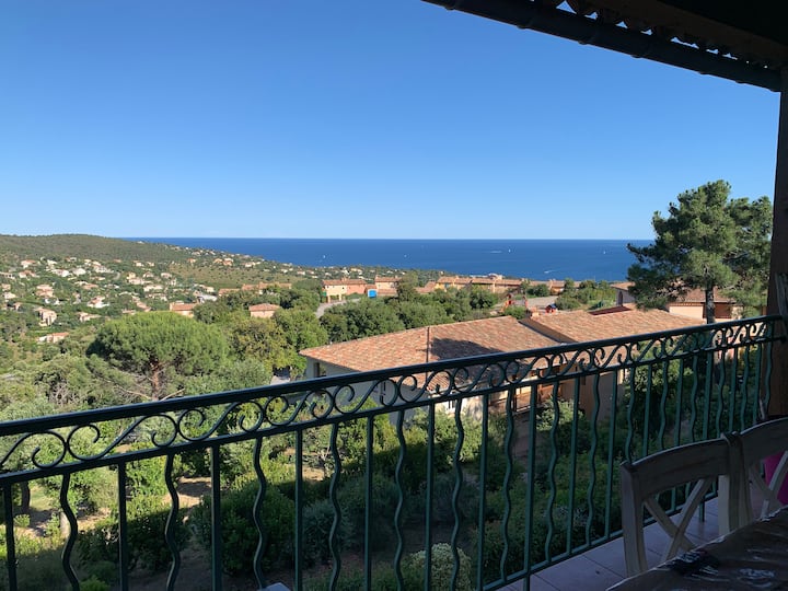 Le Hameau Magnifique Vue Mer Clim Et Wifi - Roquebrune-sur-Argens