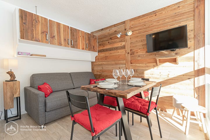 Magnifique Studio Ambiance Chalet, Pied Des Pistes - Val-Cenis