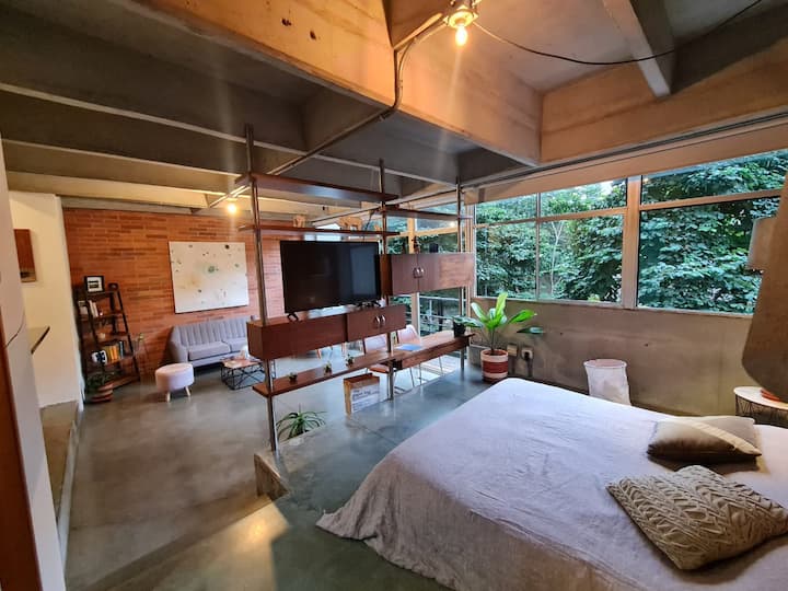 Beautiful Loft At Poblado Best Location - Medellín