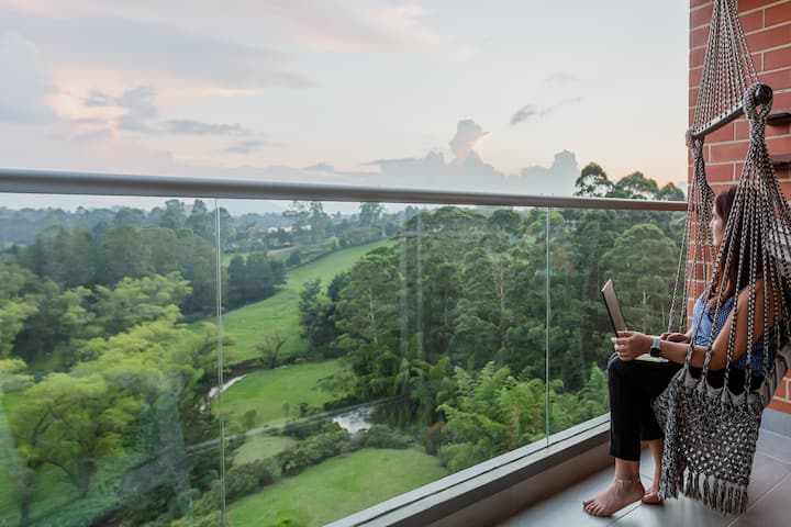 Vista De Lujo Al Rio Y Reserva Natural - Rionegro