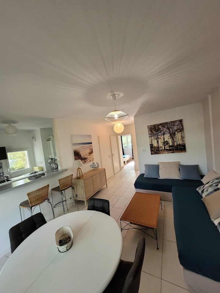 Bel Appartement T3 à 400 M De La Plage. - Labenne