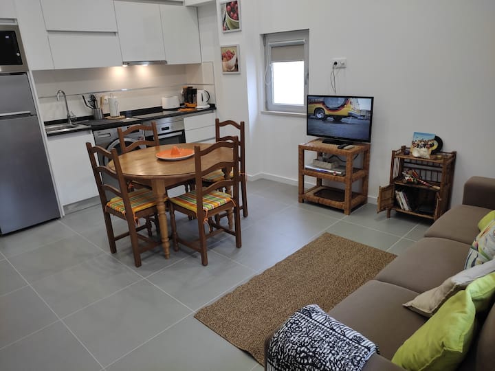 Sandowav`appart Neuf Au Cœur De Nazaré Plage 1 Mn - Nazaré