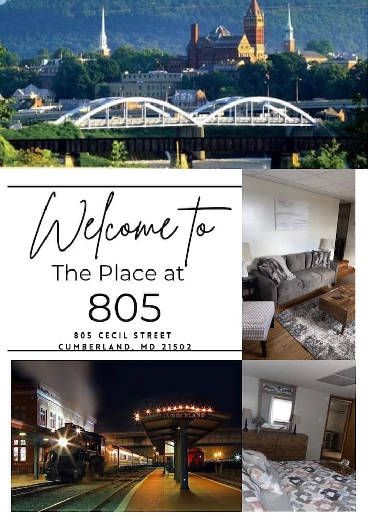 805- Lovely 1 Bed/1 Bath Rental W/ Free Parking - Rocky Gap State Park, Flintstone
