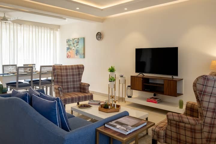 2 Bhk | Homely Apartment | Pool | Wi-fi | Ac | F2 - Goa