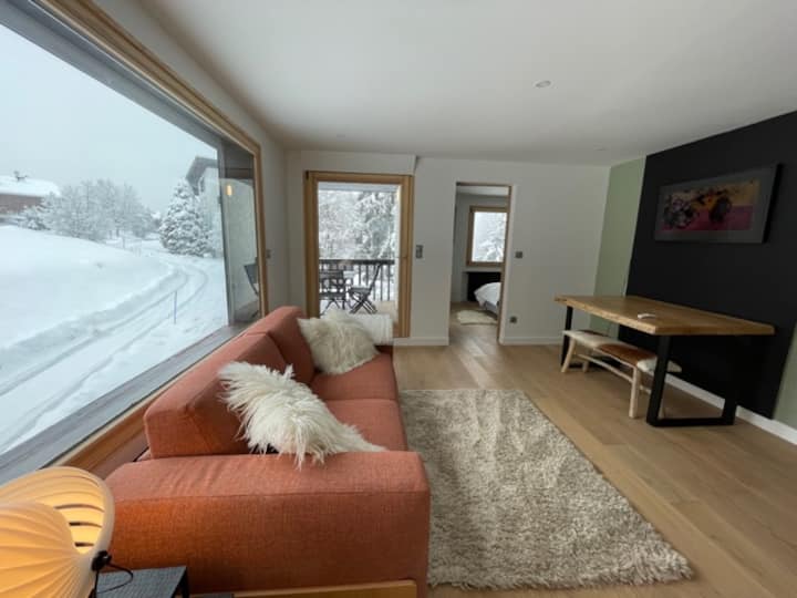 Superbe Appartement Au Pied Des Pistes Mont Arbois - Megève