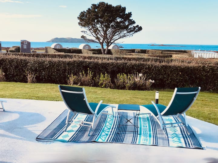 Plage à 2 Pas, Villa 4* Vue Mer 180°, 3 Sdb, 3wc - Perros-Guirec