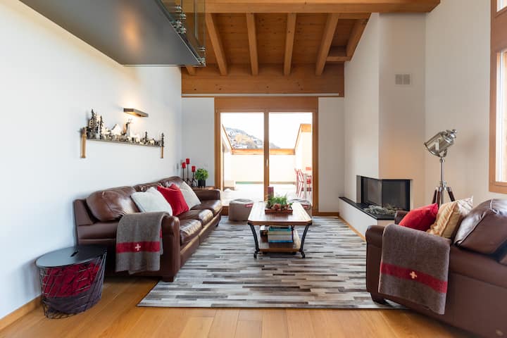 Ferme De Sandra C4 : Luxury Penthouse Ski In/out - Veysonnaz