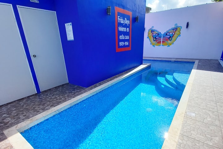 New King Bed Pool Lounge Bbq #7 - Cozumel