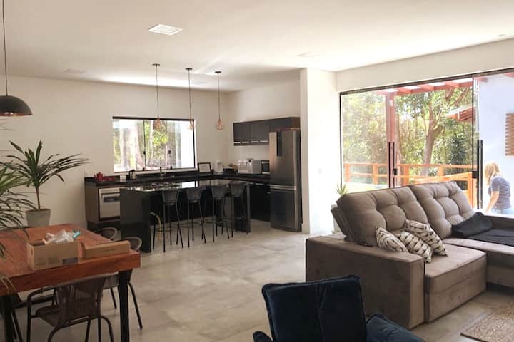 Casa Com Piscina Climatizada E Espaço P/ Fogueira - Atibaia