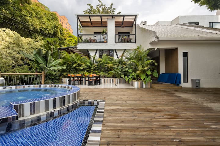 Nature, Super Wifi, Modern Loft, Pool At Poblado♥ - Medellín