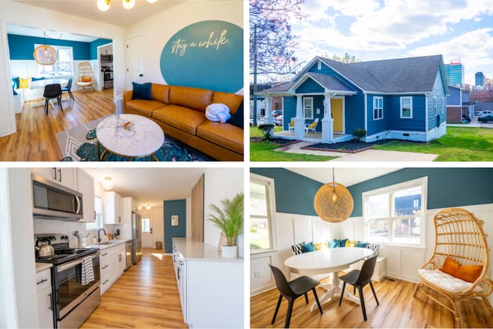 New Skyline Bungalow - Steps To Downtown - Raleigh, NC