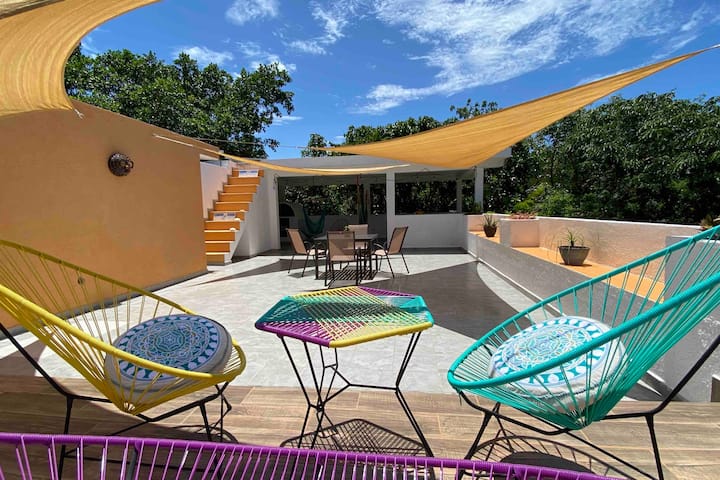 Stay In The Mayan Jungle, 1br-apt, Terrace, Wifi - Riviera Maya