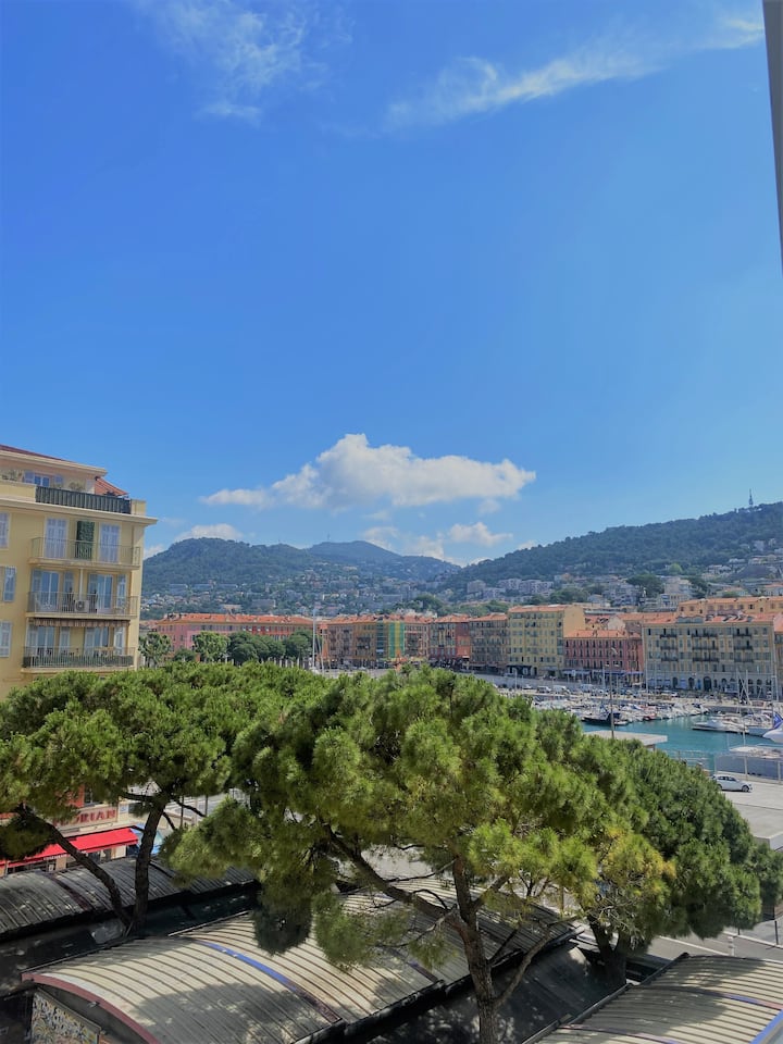 Appartement Sur Le Port De Nice - Plage de la Réserve - Nice