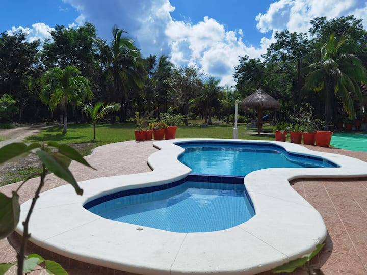 Disfruta De Un Ambiente Natural En Paradise Ranch - Cozumel