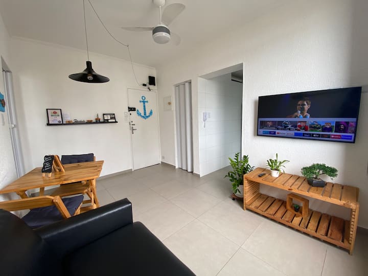 Pé Na Areia, Vista Mar E Garagem Privativa. - Praia Grande