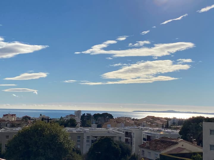 Superbe Appartement 100 M2 Vue Mer - Saint-Laurent-du-Var