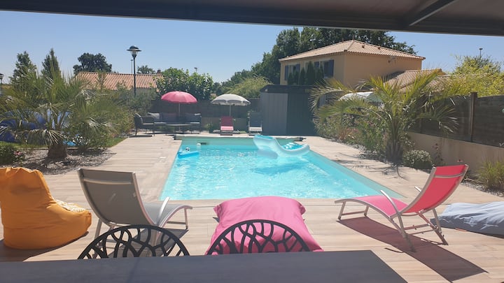 Vendée - Agréable Maison Avec Piscine Privée - ibis La Roche Sur Yon Vendespace