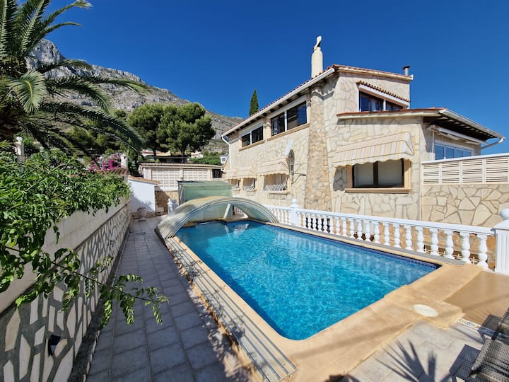 Chalet.10 Pers.bbq,sea View, Pool Heating - Xàbia