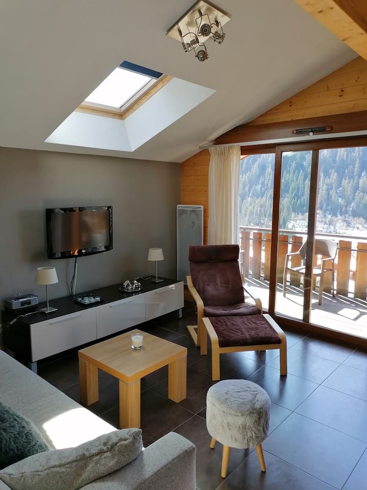 Spacious Apartment With View For 6 People (Multi Pass Summer) 4 Adults Maximum - Châtel